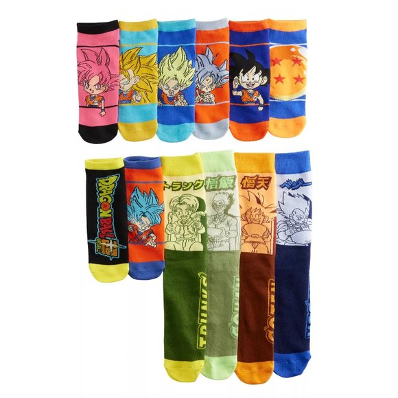 dragon ball z | Underwear & Socks | 9 Sale Nwt 12 Days Of Socks Dragon ...